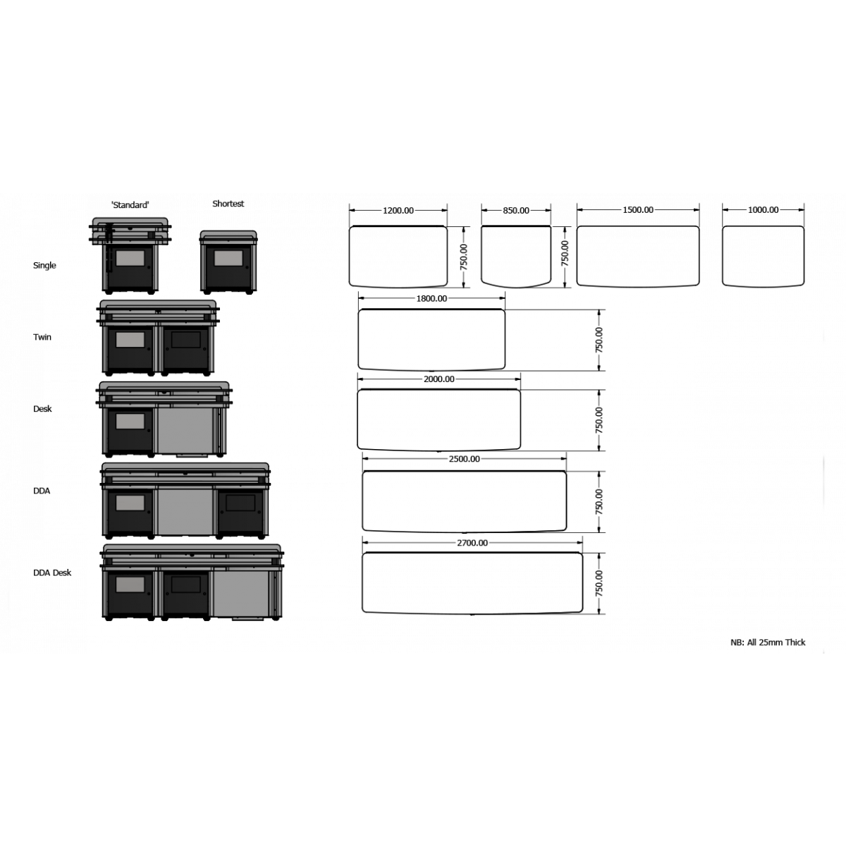 Educator Single - TeamMate Educator Single Teaching Lectern