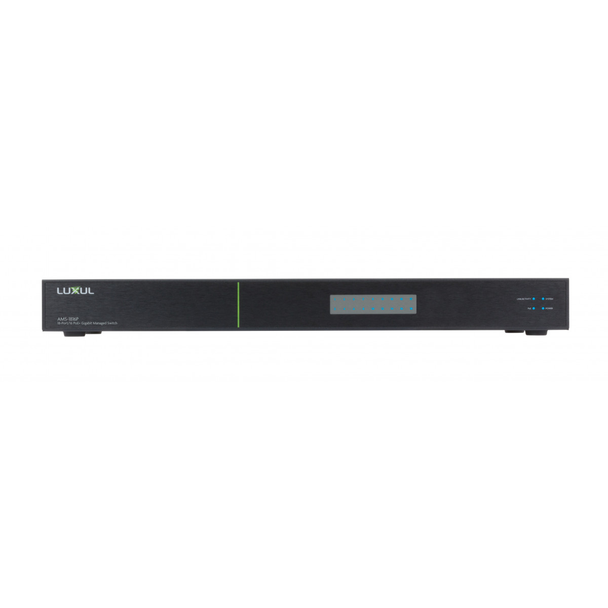 LUXUL AV SERIES 18-PORT GIGABIT POE+ L2/L3 MANAGED SWITCH - VC ...