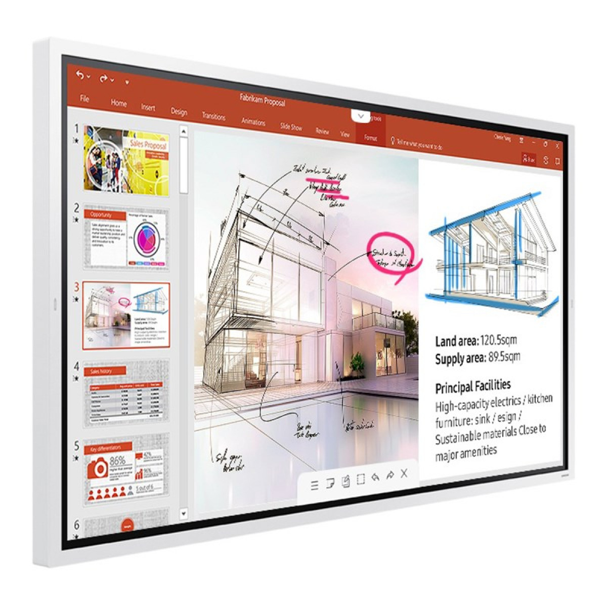 SAMSUNG 65'' Flip 2 Smart Interactive Signage