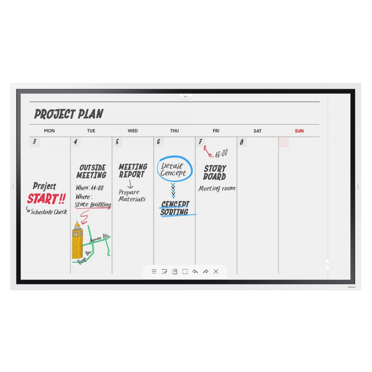 SAMSUNG 65'' Flip 2 Smart Interactive Signage