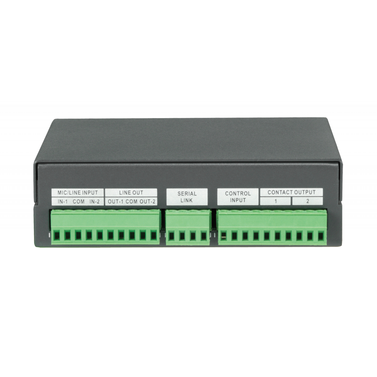 TERRACOM Full Duplex IP terminal, 2 balanced in/out, RS232, USB, POE